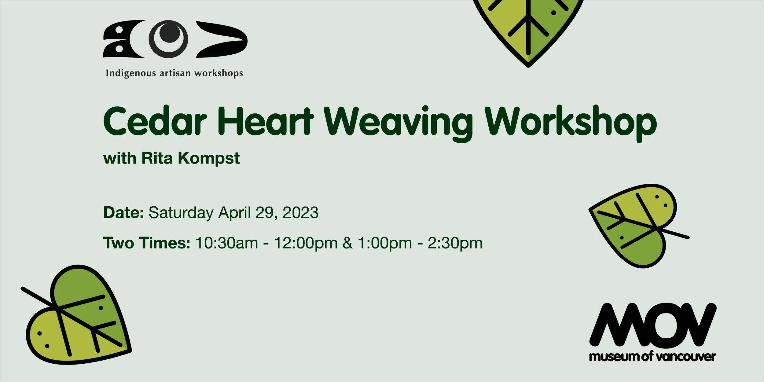 Cedar Heart Weaving Workshop — MOV | Museum of Vancouver
