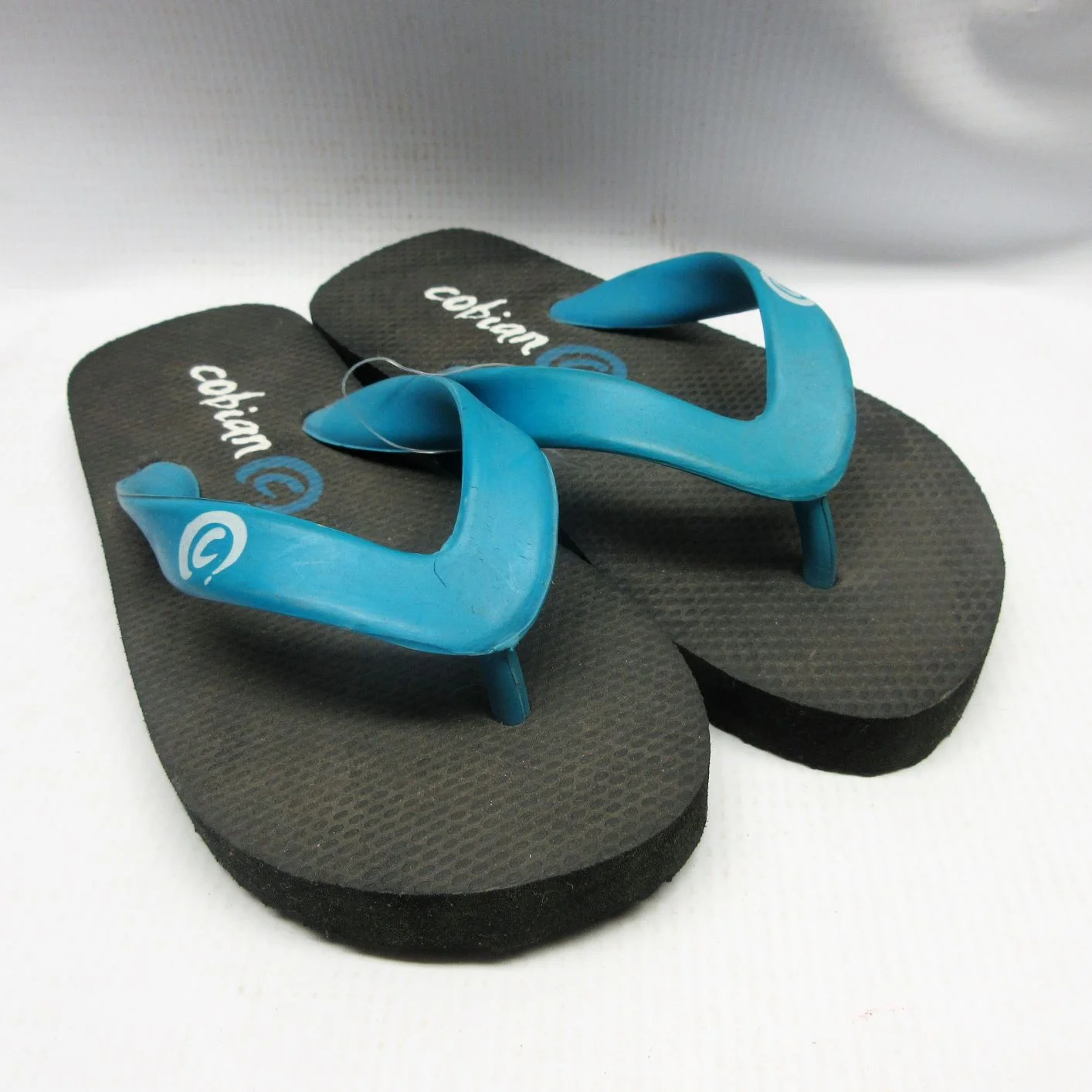 Cobian Sandals Children FLI12 Flip Flops in Blue Kid Size 9 — Cabaline