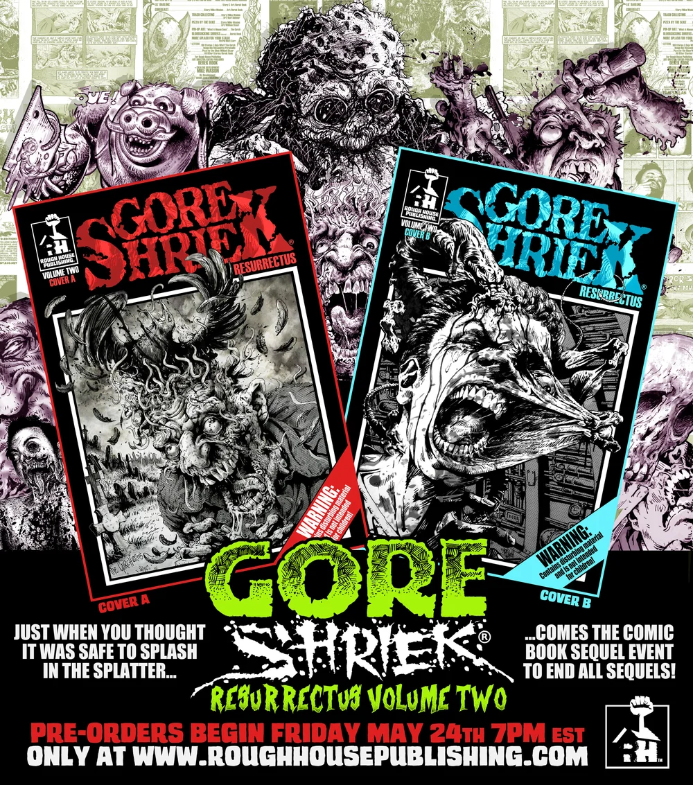 PRESS RELEASE - SHRIEK AND SHRIEK AGAIN! — Rough House Publishing