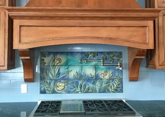 Botanical Tile & Backsplash — Natalie Blake Studios