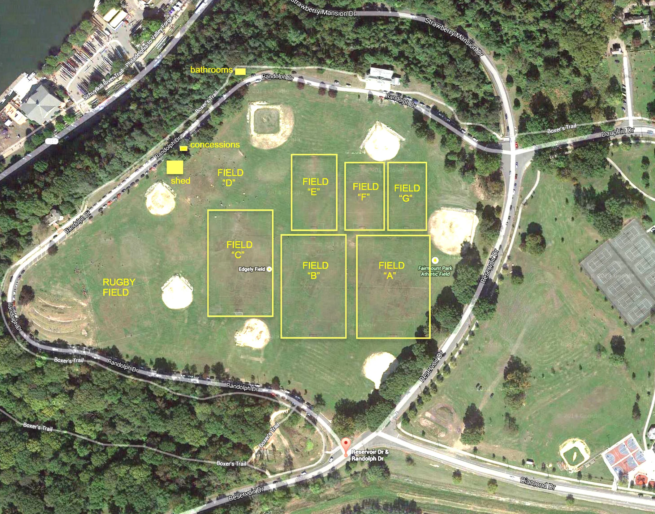 FIELDS — United Philly Soccer Club