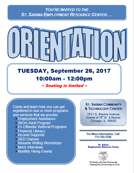School Orientation Flyer