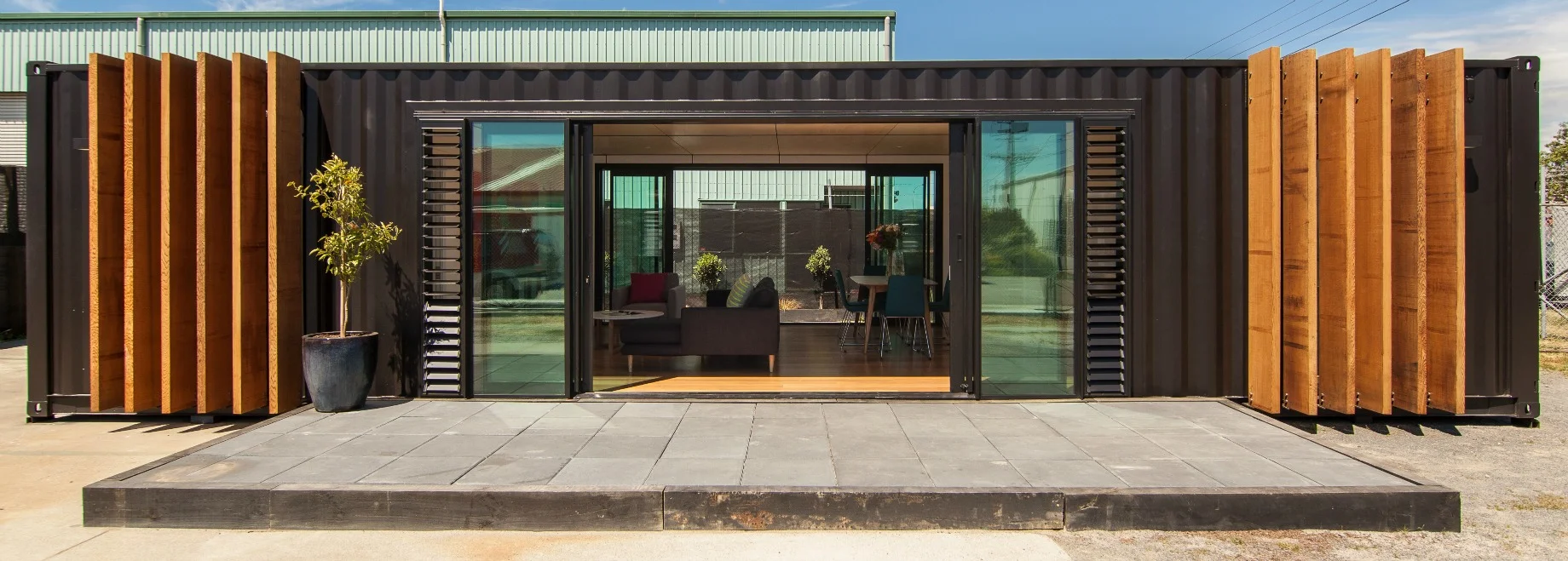 Double 40 ft Container Home — Complete Architecture