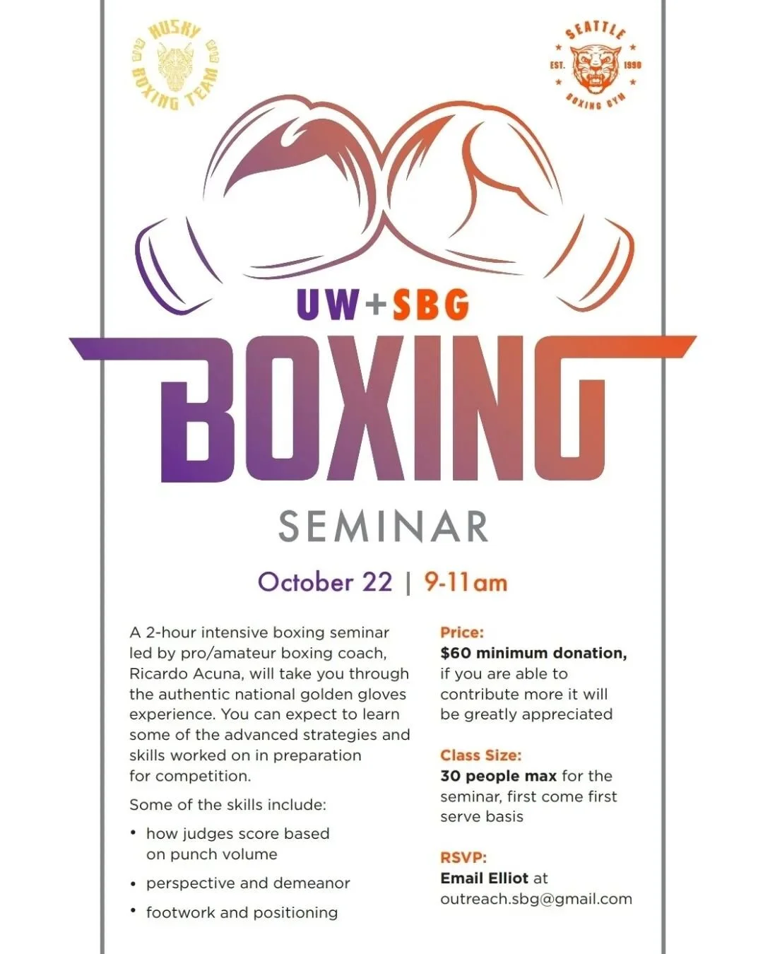 Seattle Boxing Gym - Get the most authentic boxing experience in Seattle.