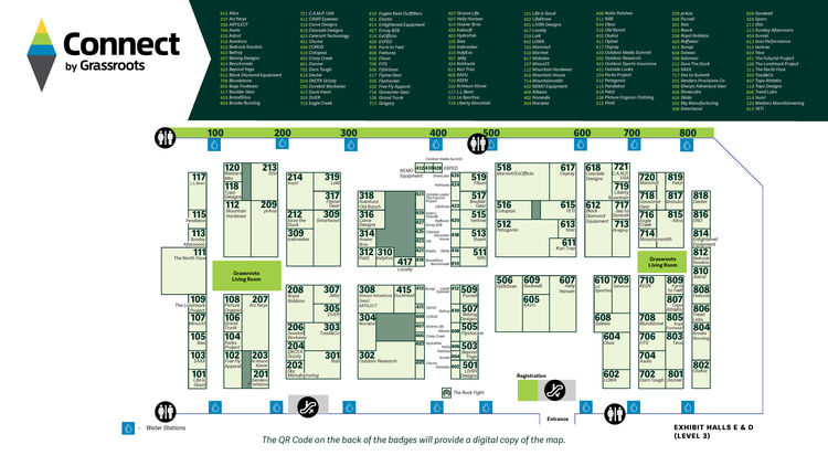 Connect Floor Map — Grassroots Connect Tradeshow