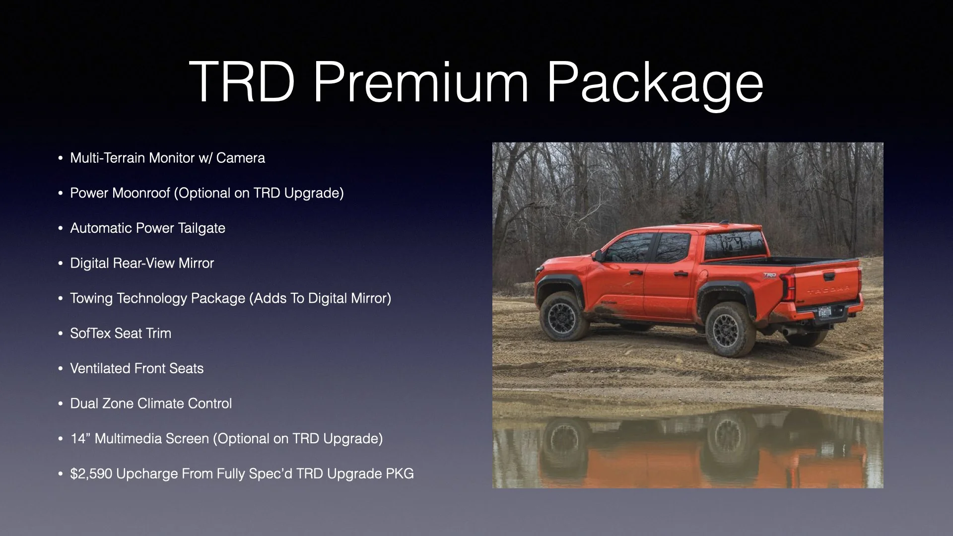 2024 Toyota Tacoma TRD Off-Road - Complete Build Guide - Packages ...
