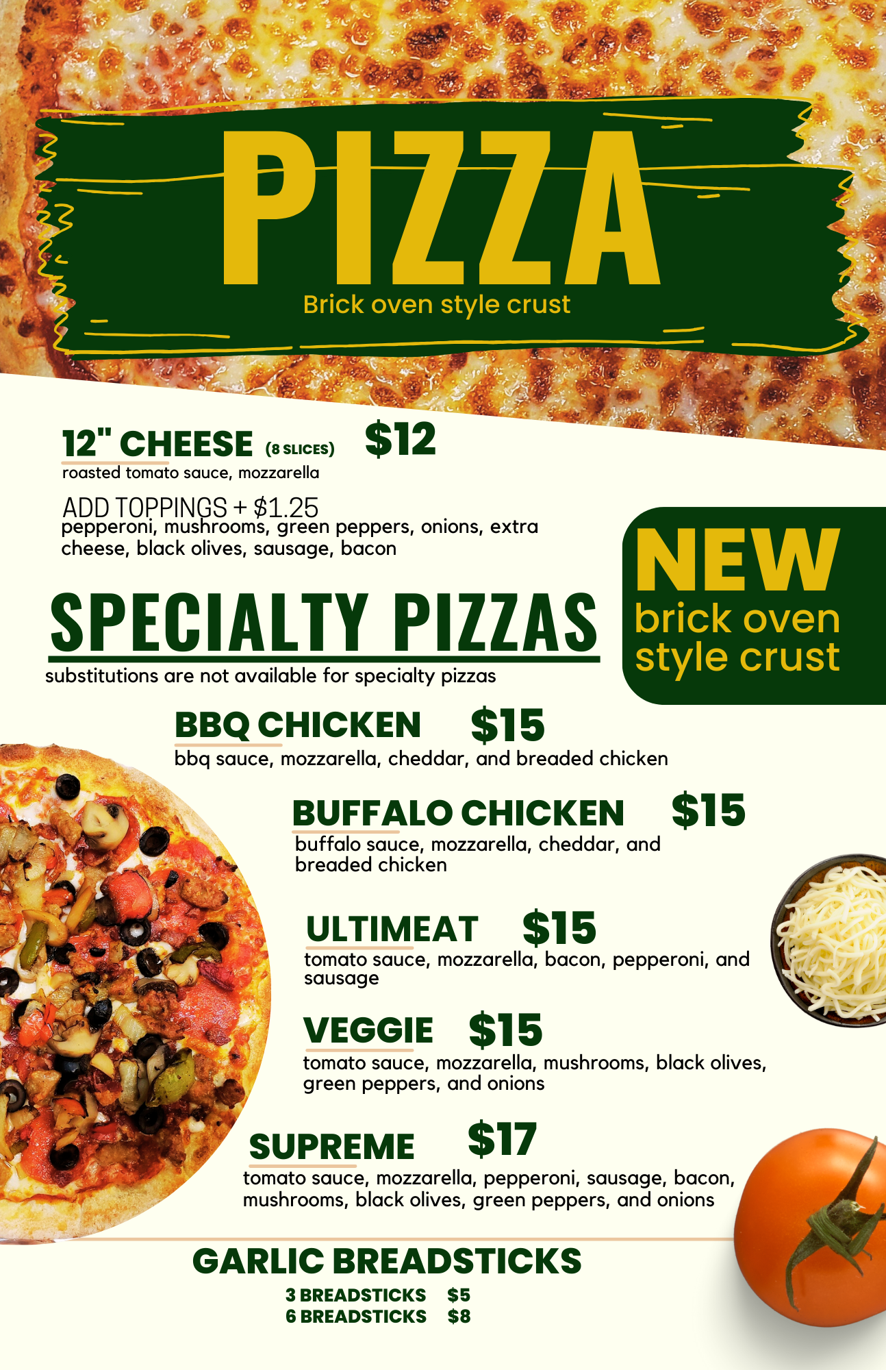 Menu — Fun Fore All Family Fun Park