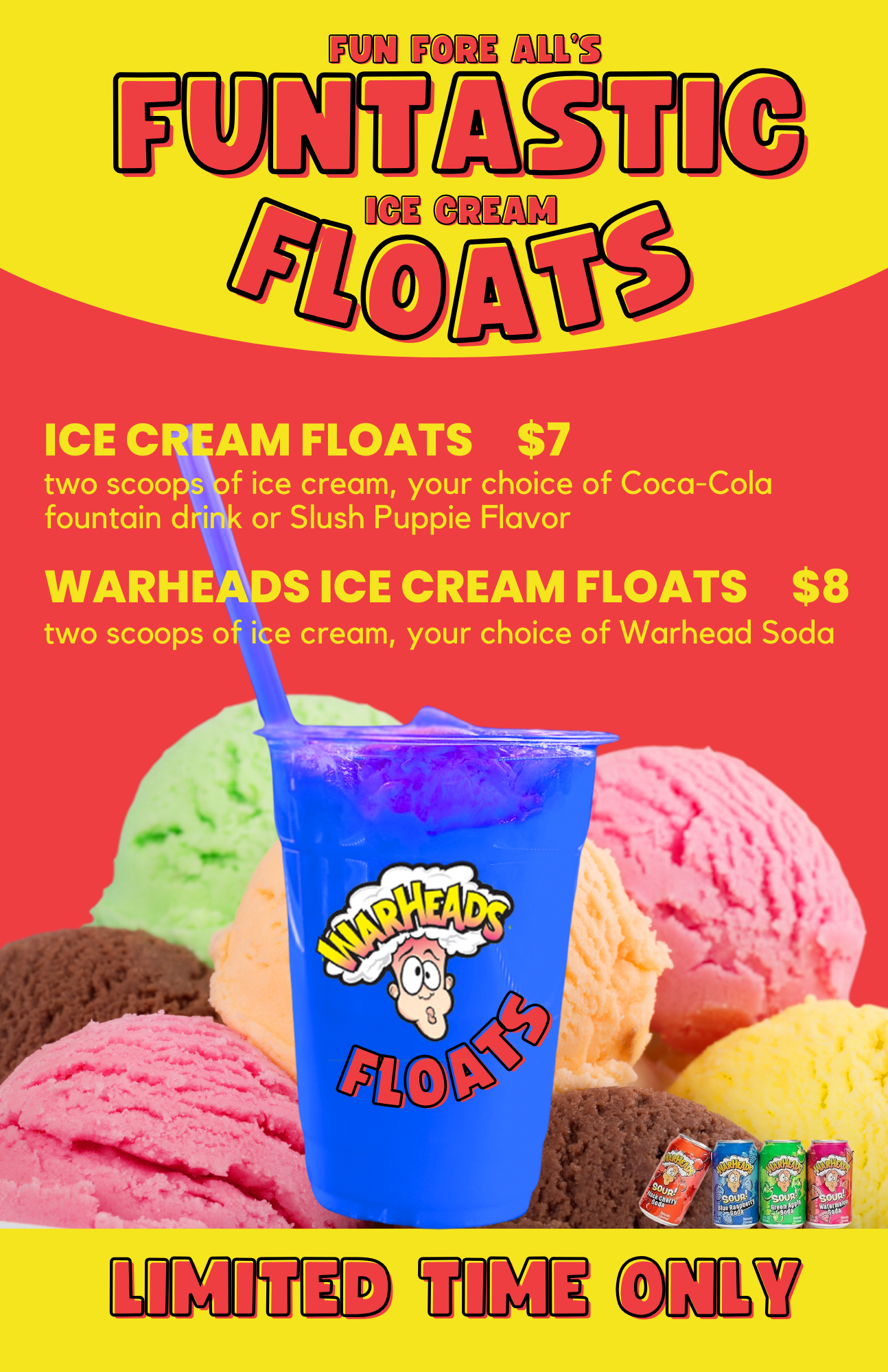 Menu — Fun Fore All Family Fun Park