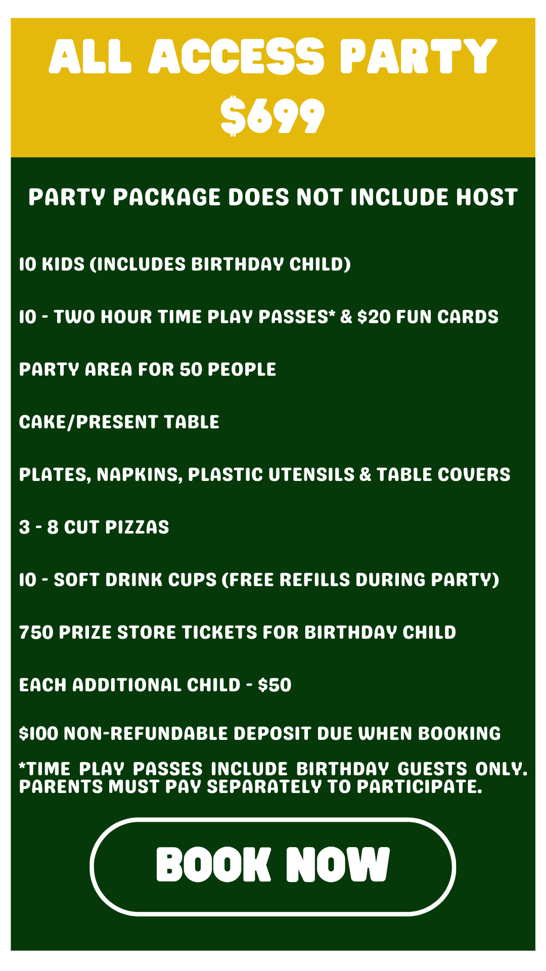 Birthday Parties — Fun Fore All Family Fun Park