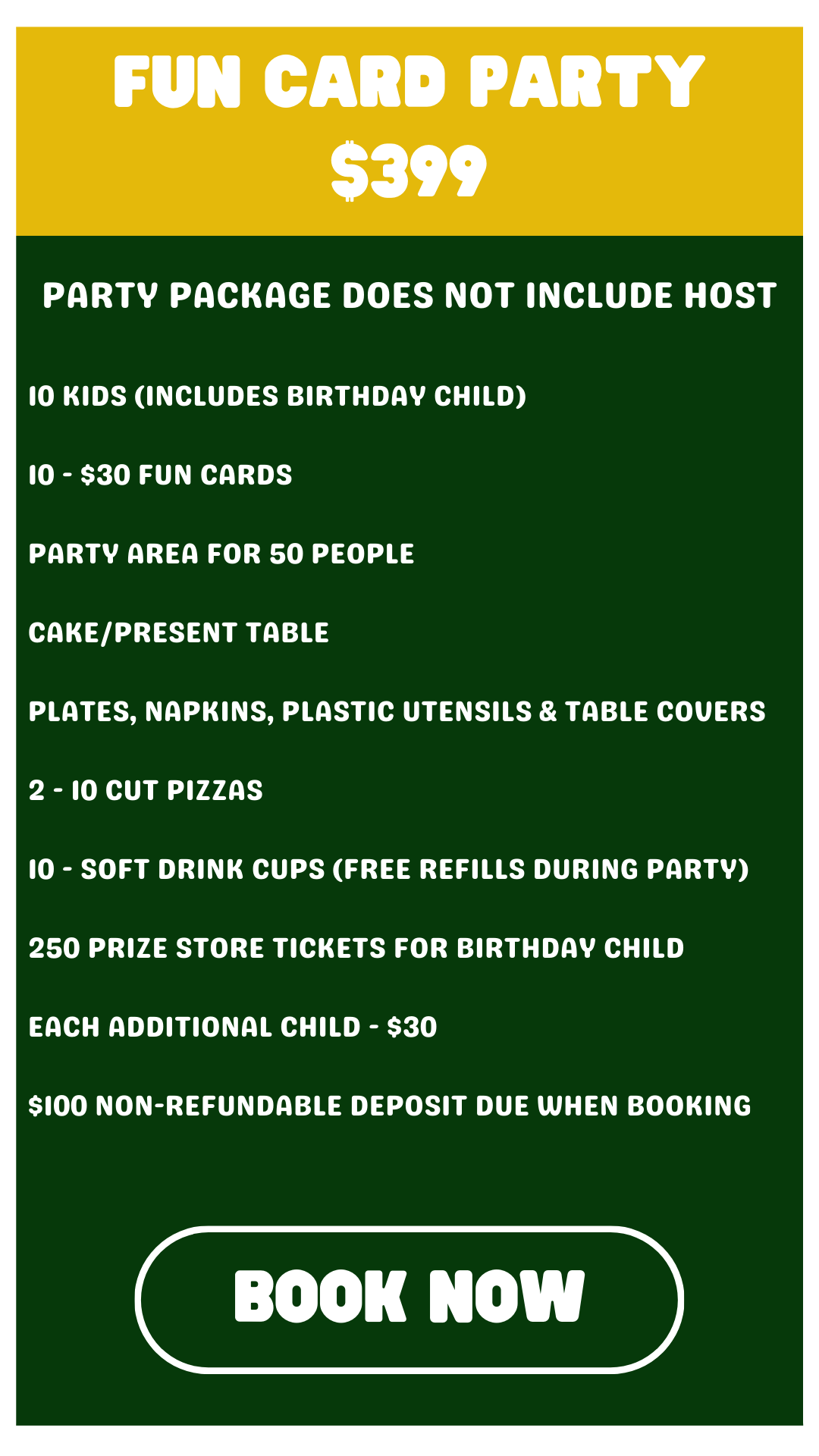 Birthday Parties — Fun Fore All Family Fun Park