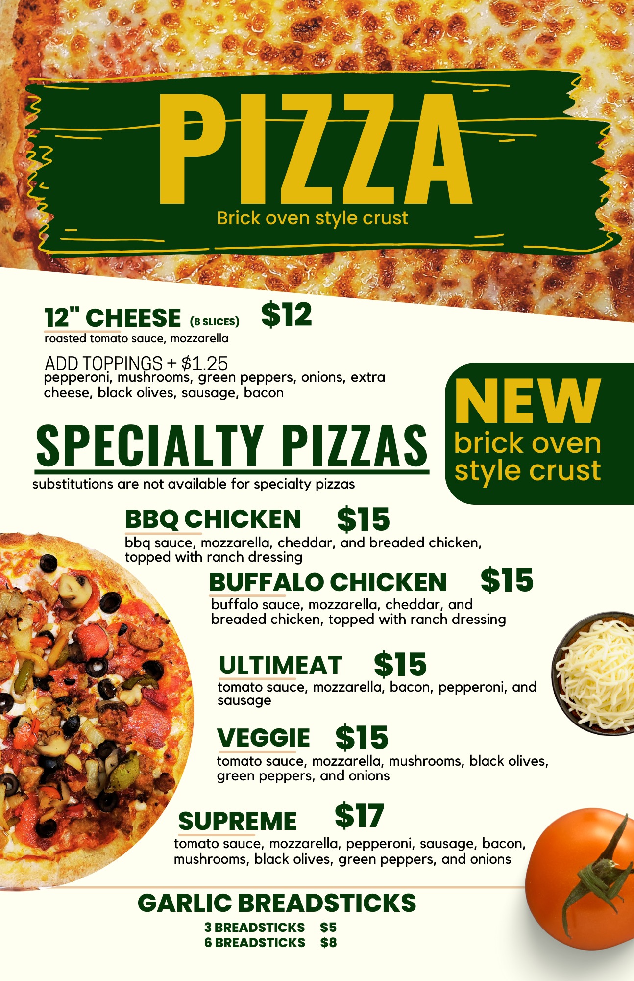 Menu — Fun Fore All Family Fun Park