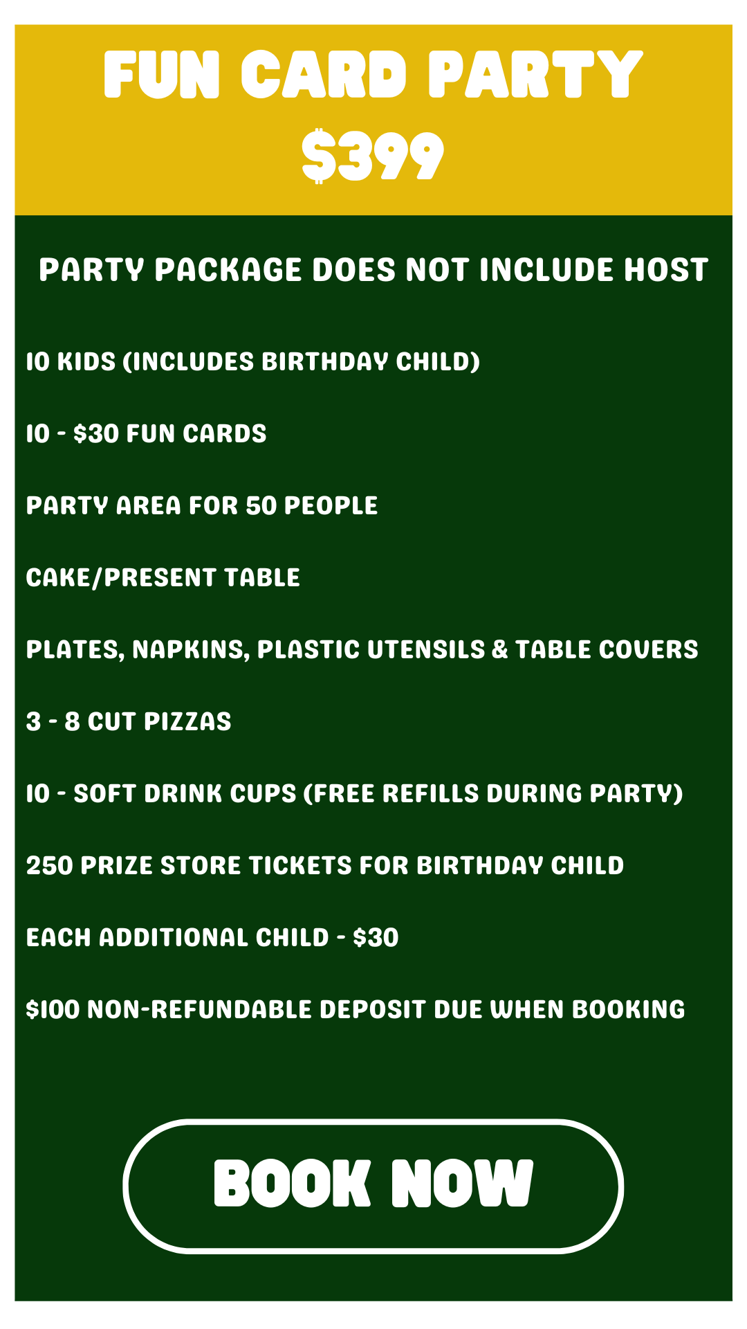 Birthday Parties — Fun Fore All Family Fun Park
