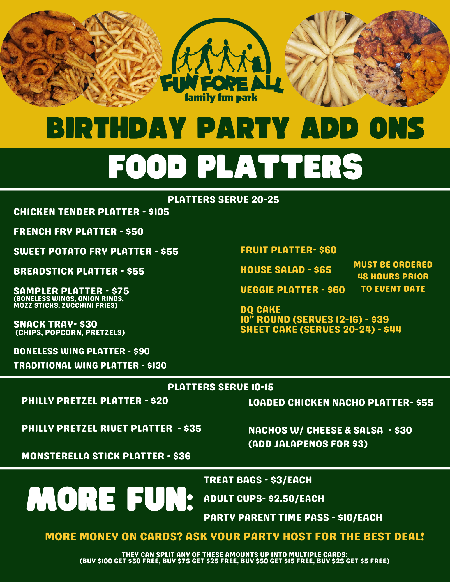 Birthday Parties — Fun Fore All Family Fun Park