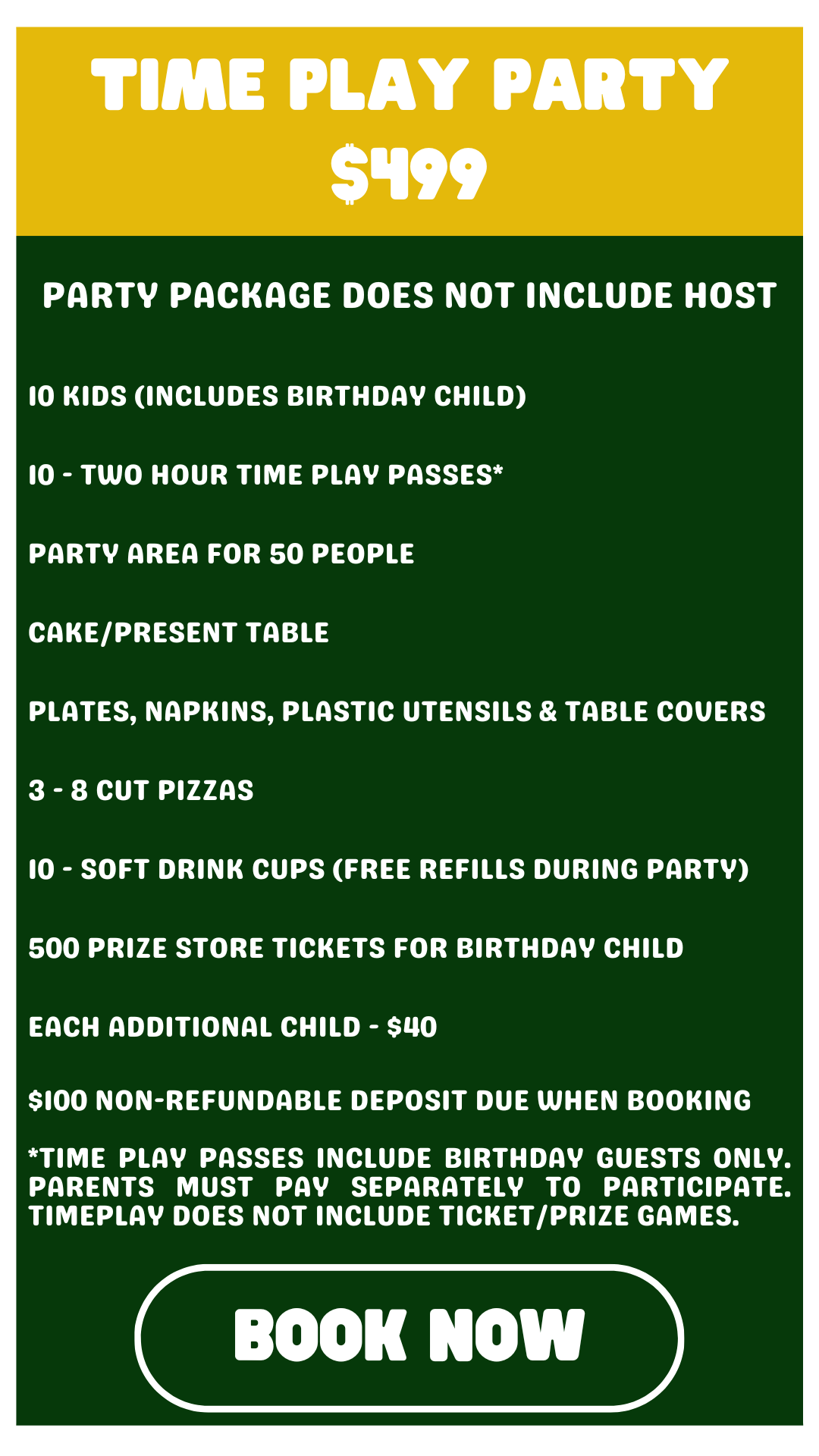 Birthday Parties — Fun Fore All Family Fun Park