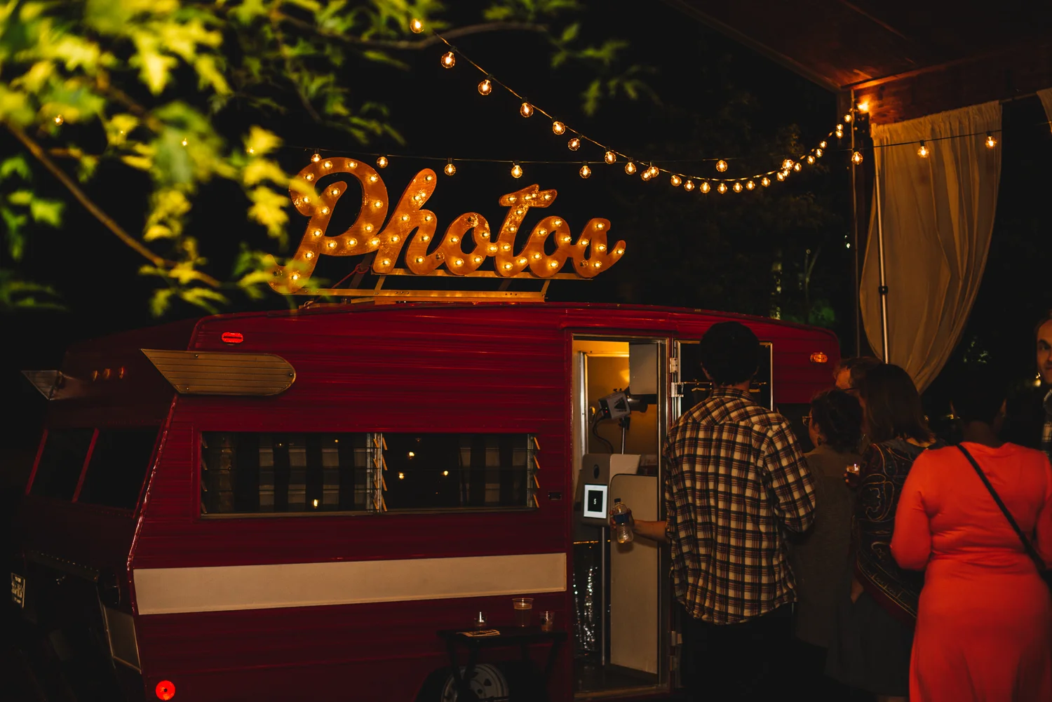 The Rosy Red Vintage Travel Trailer Booth — The Rosy Co. Photo Experiences