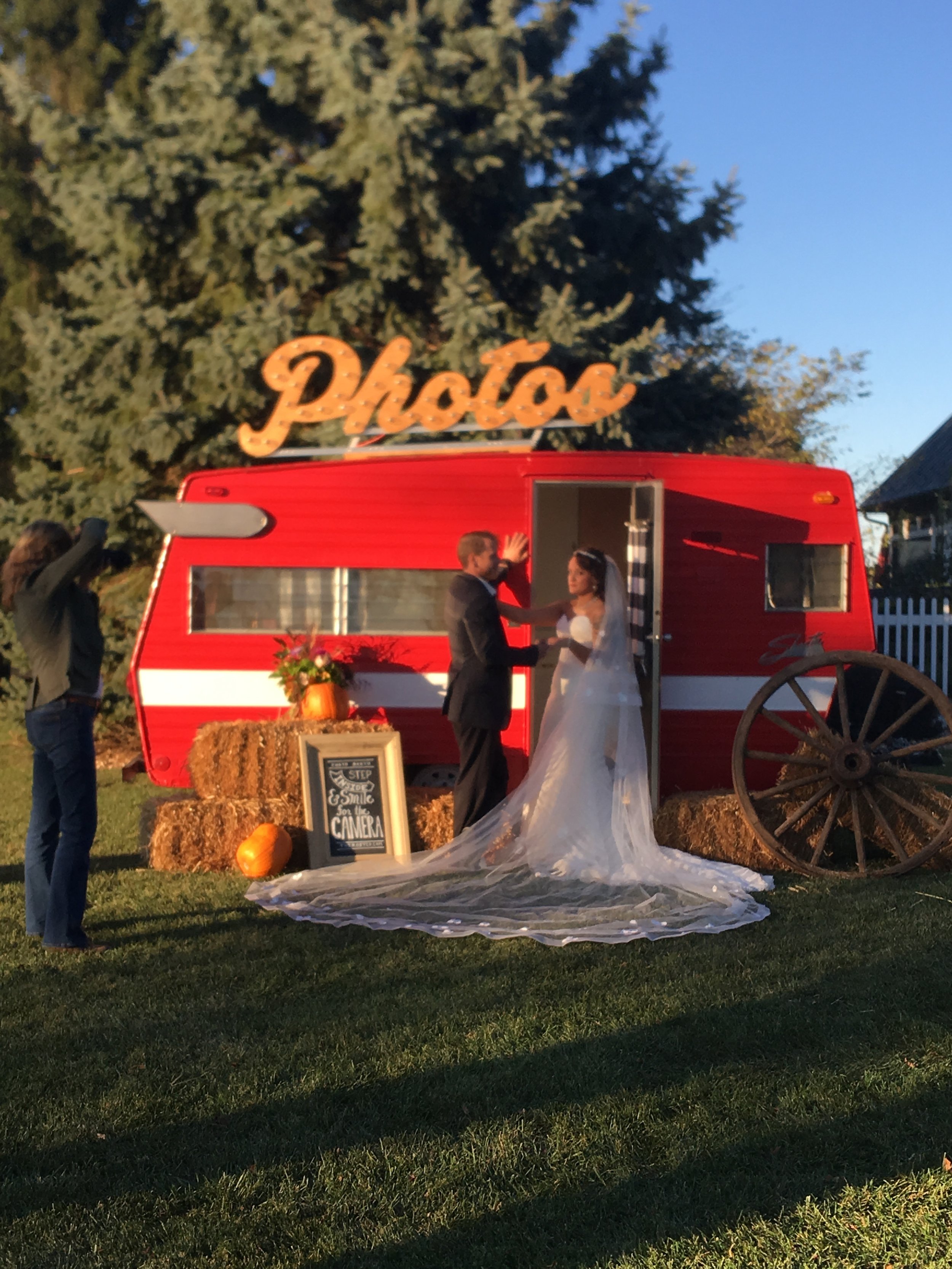 The Rosy Red Vintage Travel Trailer Booth — The Rosy Co. Photo Experiences