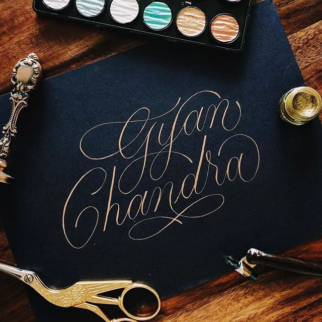 The Scratchy Nib: Calligraphy by Juhi Chitra