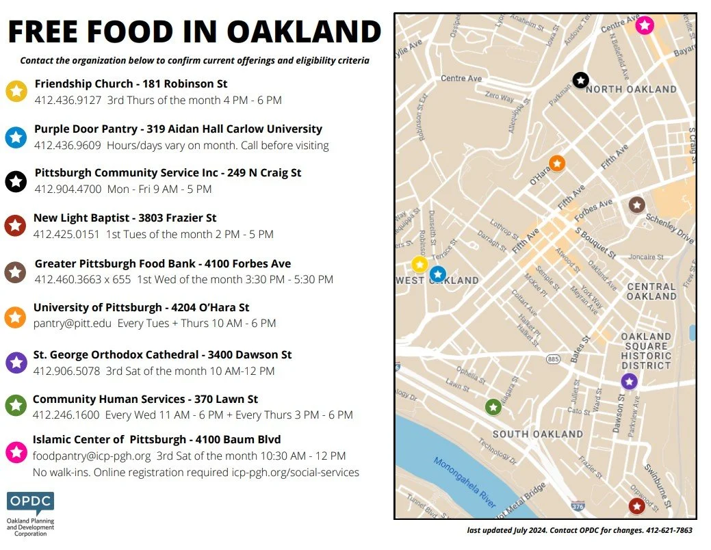 Food Resources — Oakland Planning and Development Corporation