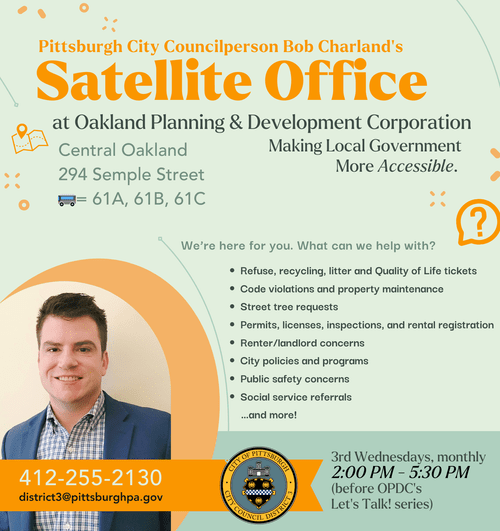 City Councilperson Bob Charland's Satellite Office Hours at OPDC ...