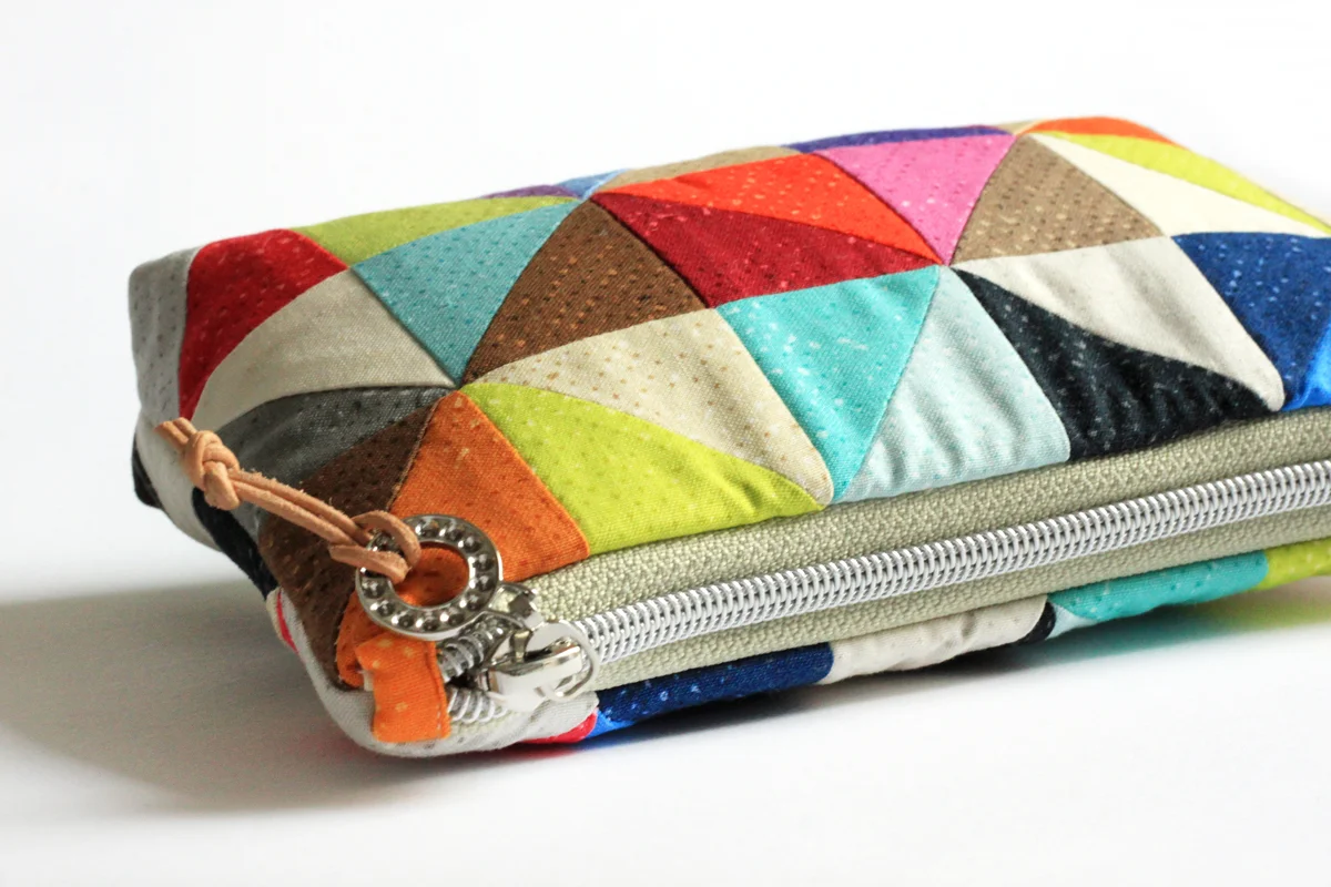 Sew a Zippered Pouch with Spotted New Colors