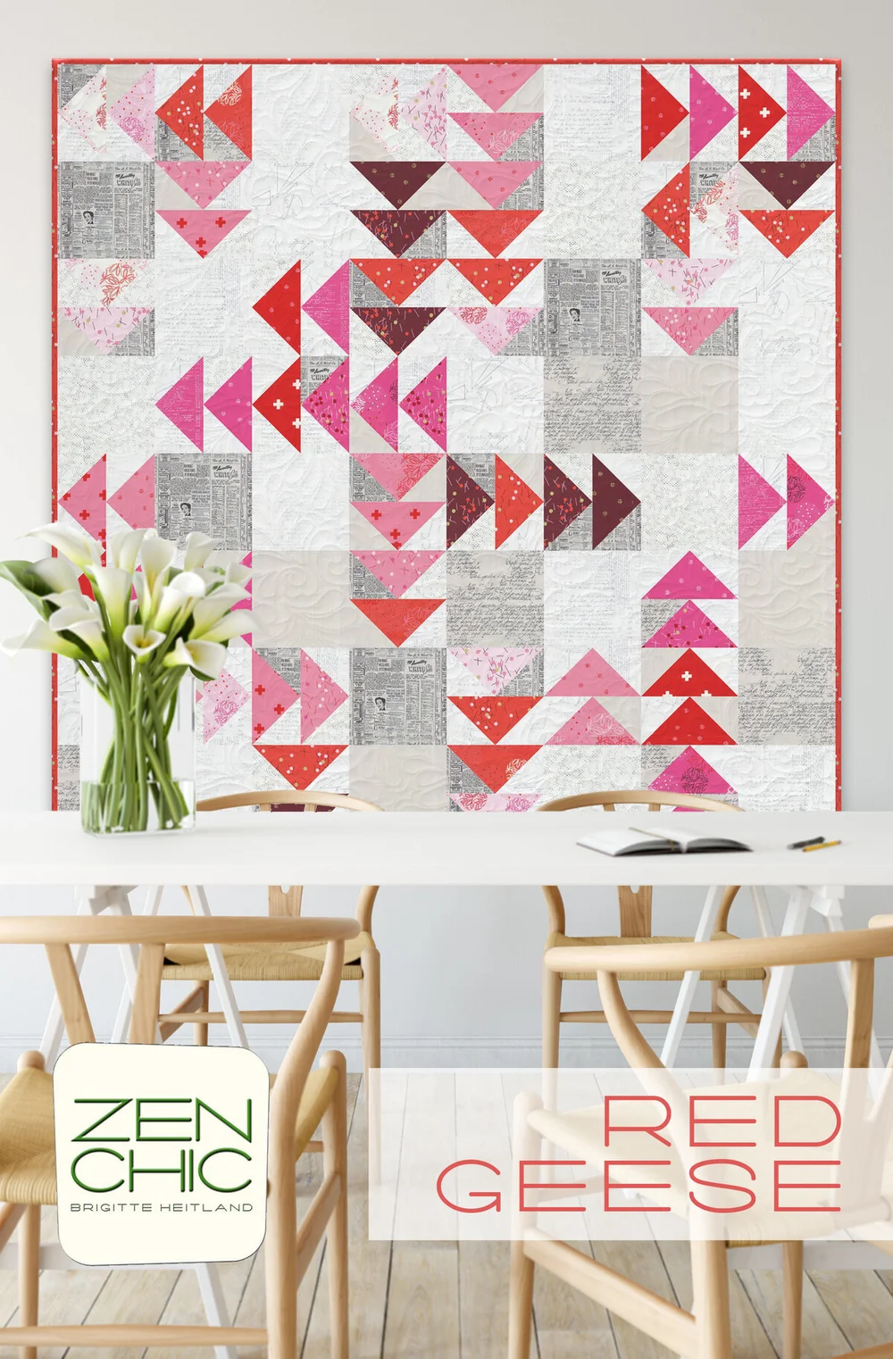 Make a Statement With JUST RED fabrics by Zen Chic and Blockheads 2020 ...