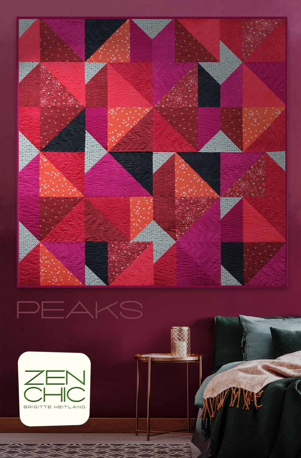Make a Statement With JUST RED fabrics by Zen Chic and Blockheads 2020 ...