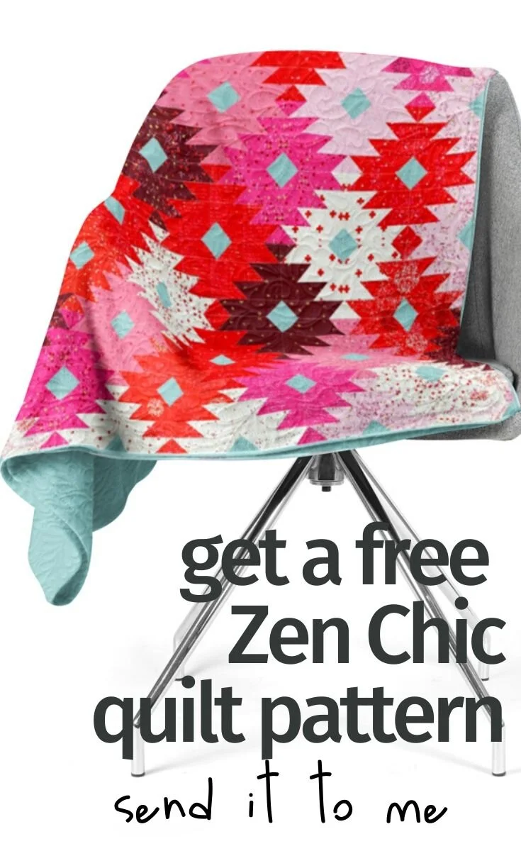 Zen Chic YouTube Tutorial | Free Block Pattern Moda Blockheads 2020