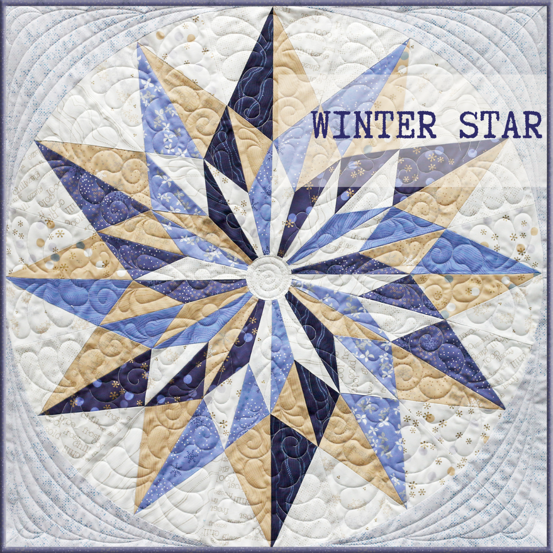 Zen Chic Winter Star Pattern Featuring Chill and Block 26, Blockheads 2020