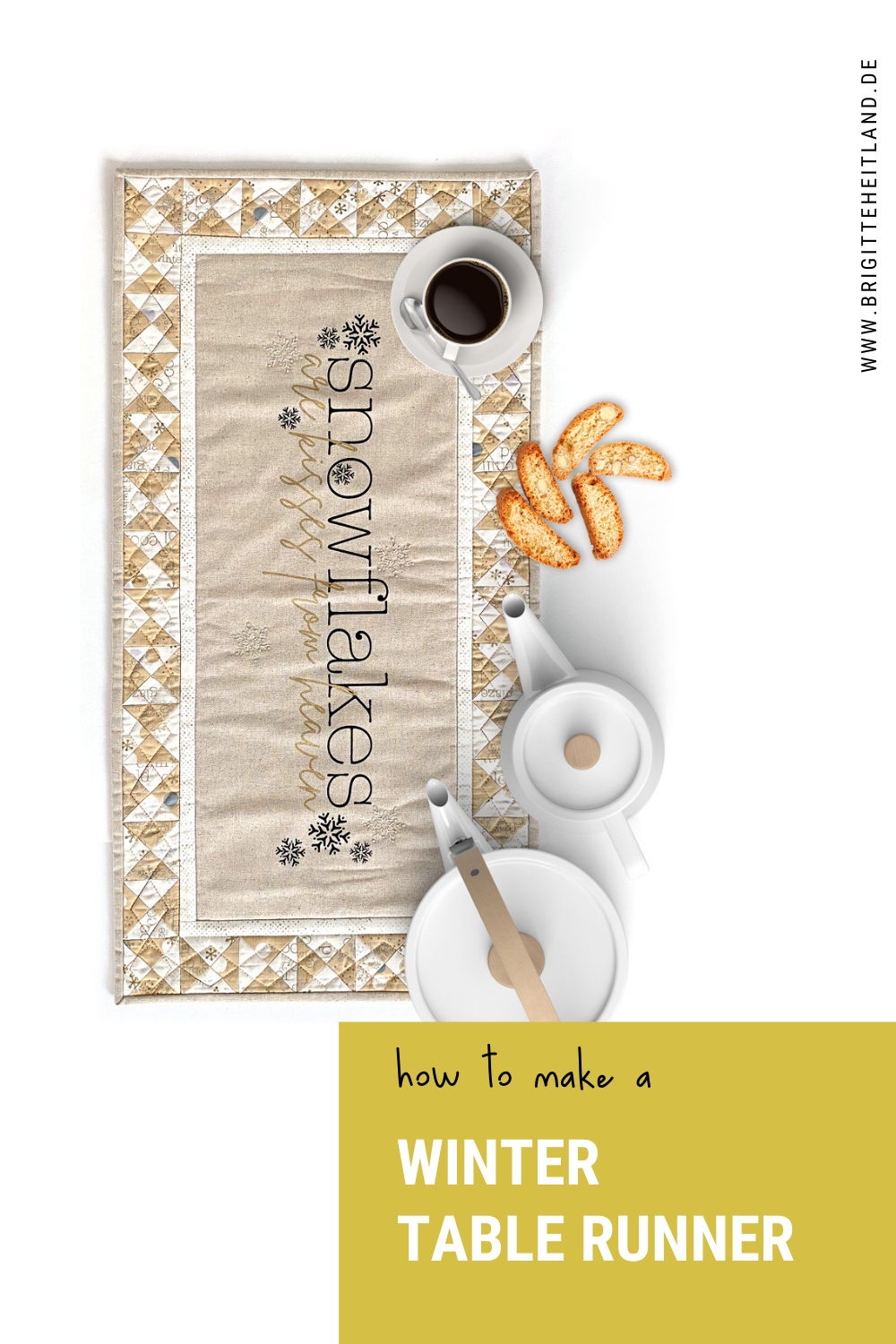 Zen Chic Table Runner How-To With Chill Fabric & Block 30 Moda ...