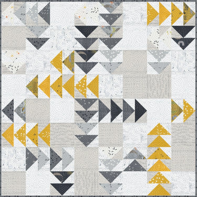 wisted Geese Quilt by Zen Chic: A Unique Twist on the Classic Flying ...