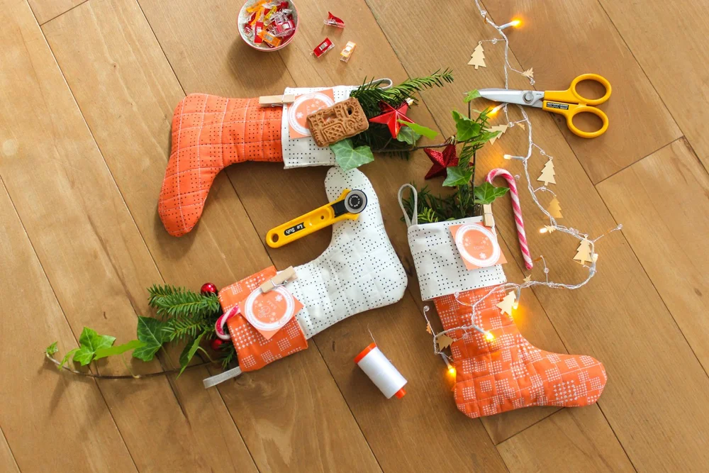 Cute Christmas Stockings with Free Pattern and Tutorial