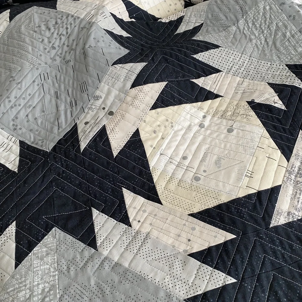The Enfold Quilting Pattern by Zen Chic featuring Even More Paper