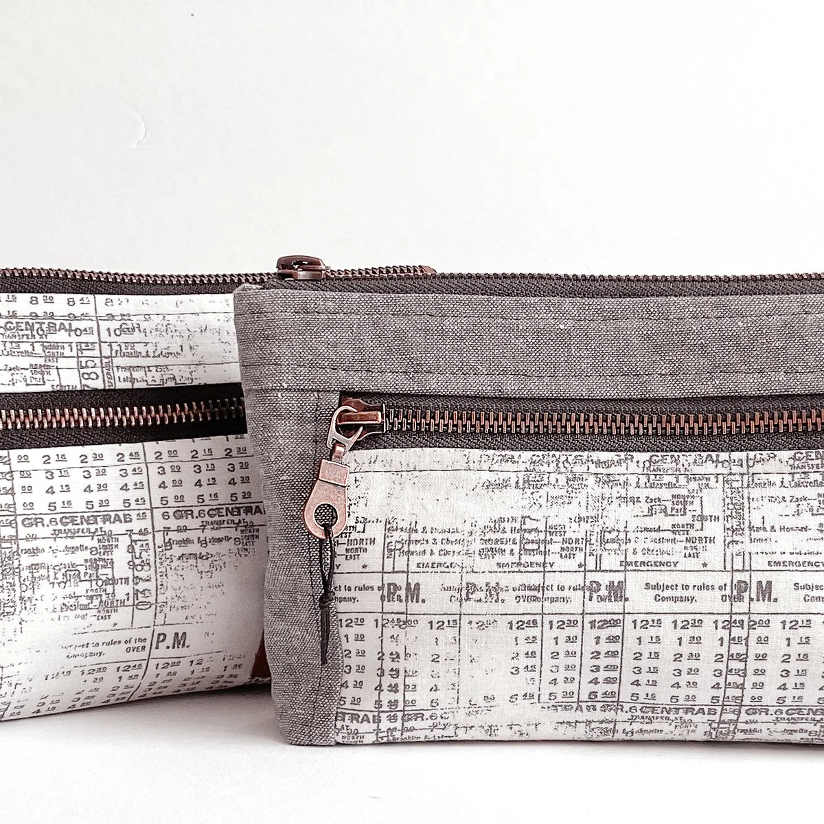 The Two-Zippered Devon Pouch and the Bauhaus Quilt Along - week 2