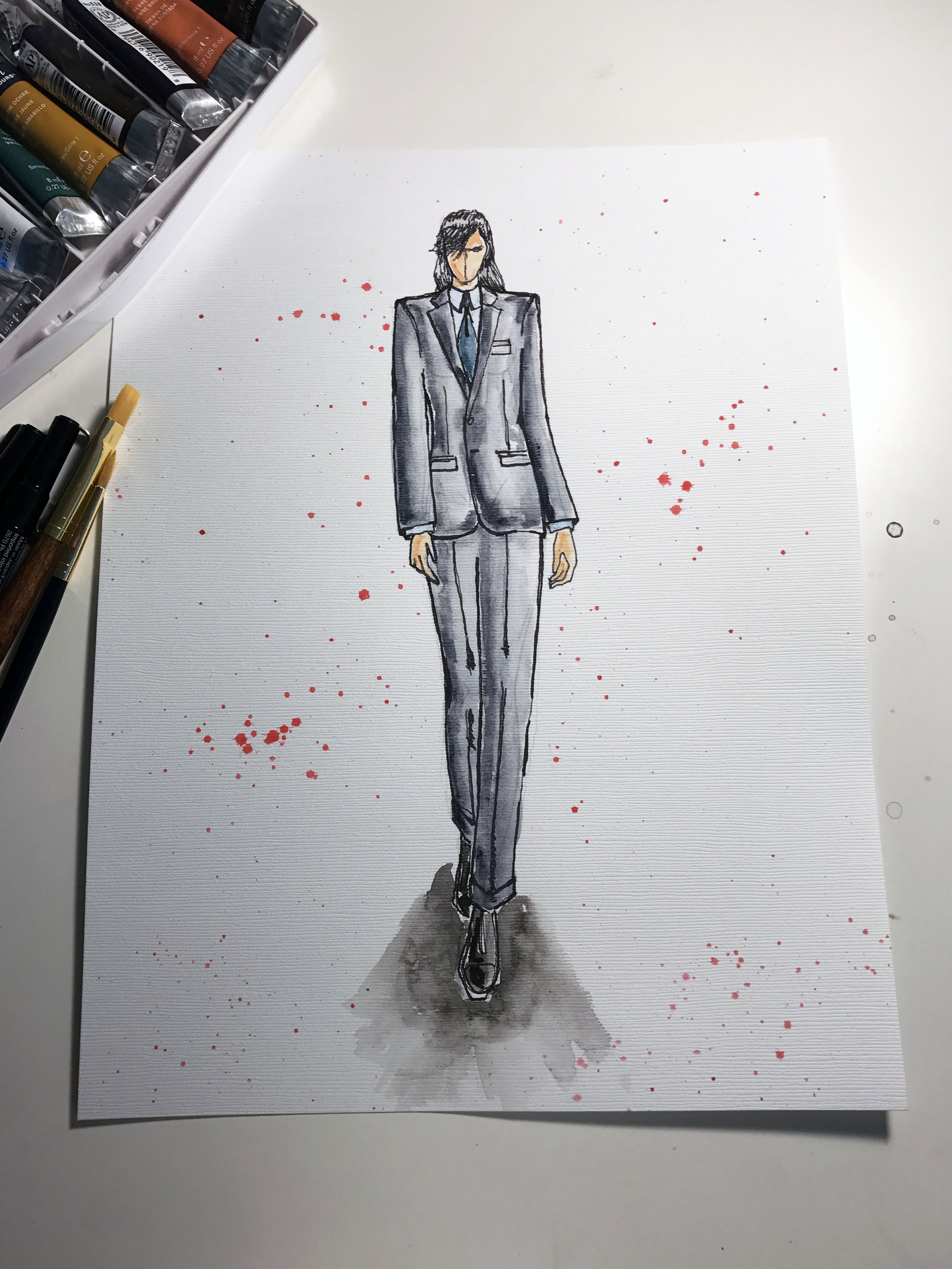 Mixed Sketches for Custom Suits — Bespoke Custom Suits Hand Made in Los ...