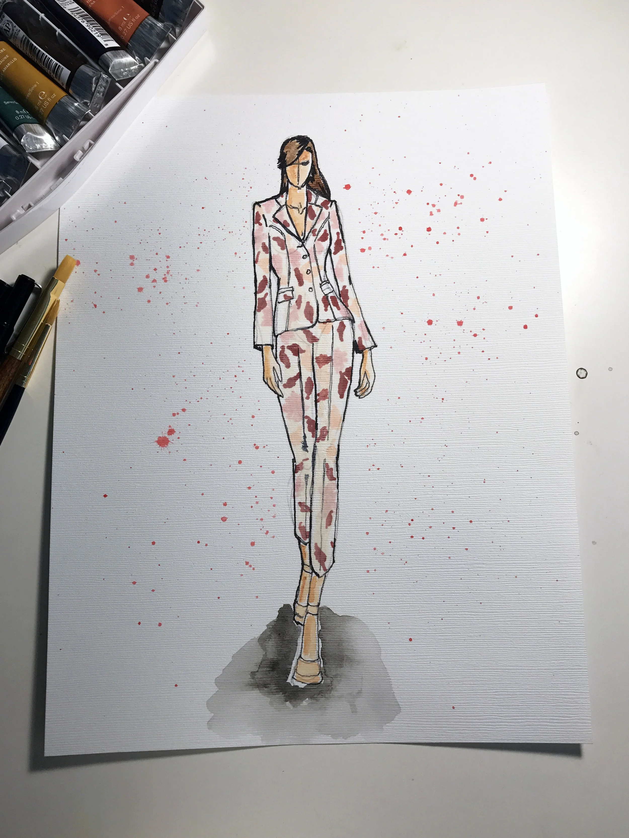 Mixed Sketches for Custom Suits — Bespoke Custom Suits Hand Made in Los ...