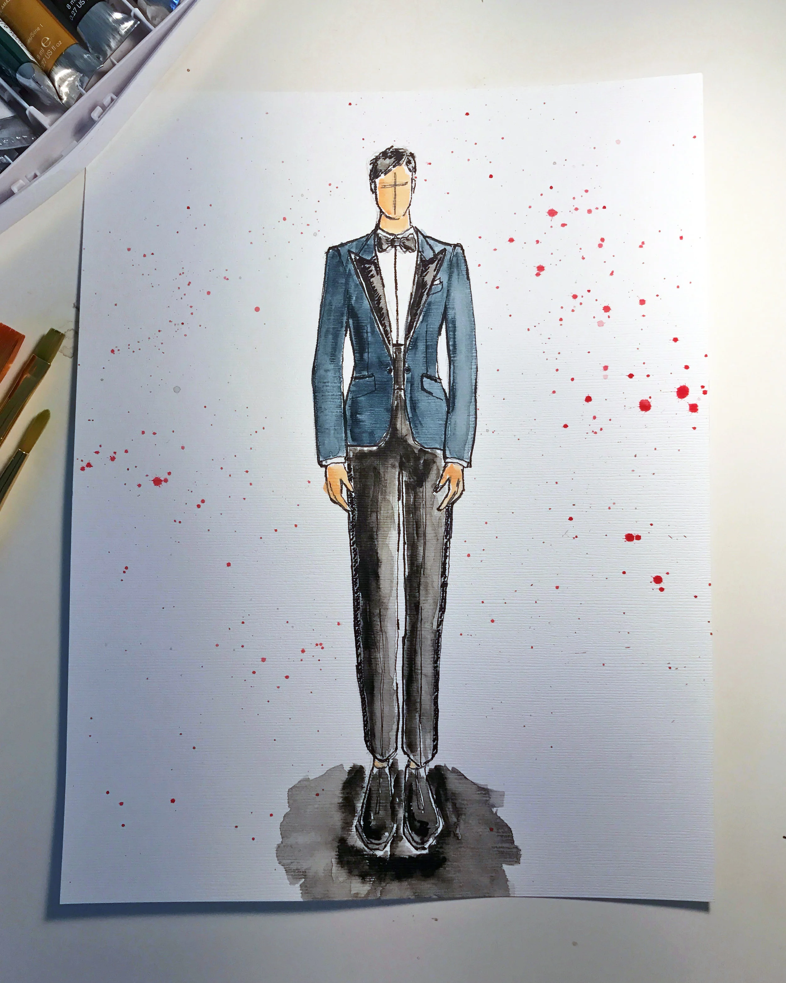 Mixed Sketches for Custom Suits — Bespoke Custom Suits Hand Made in Los ...
