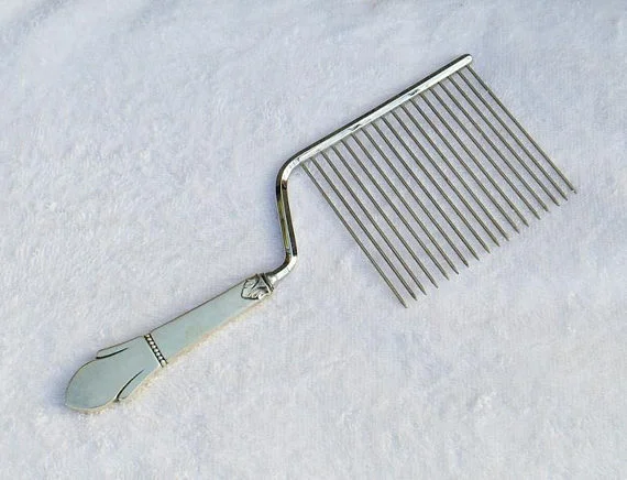Alvin Corporation? Sterling Silver Cake Breaker Comb Angel Food Vintage ...