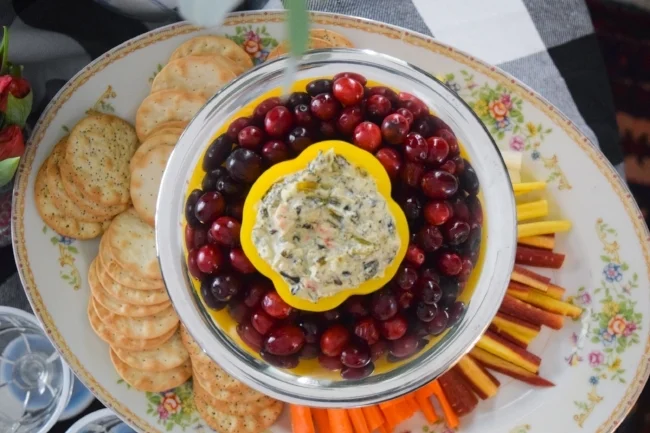 Creating a Modern Buffet with Vintage Platters — Capitol Vintage Charm