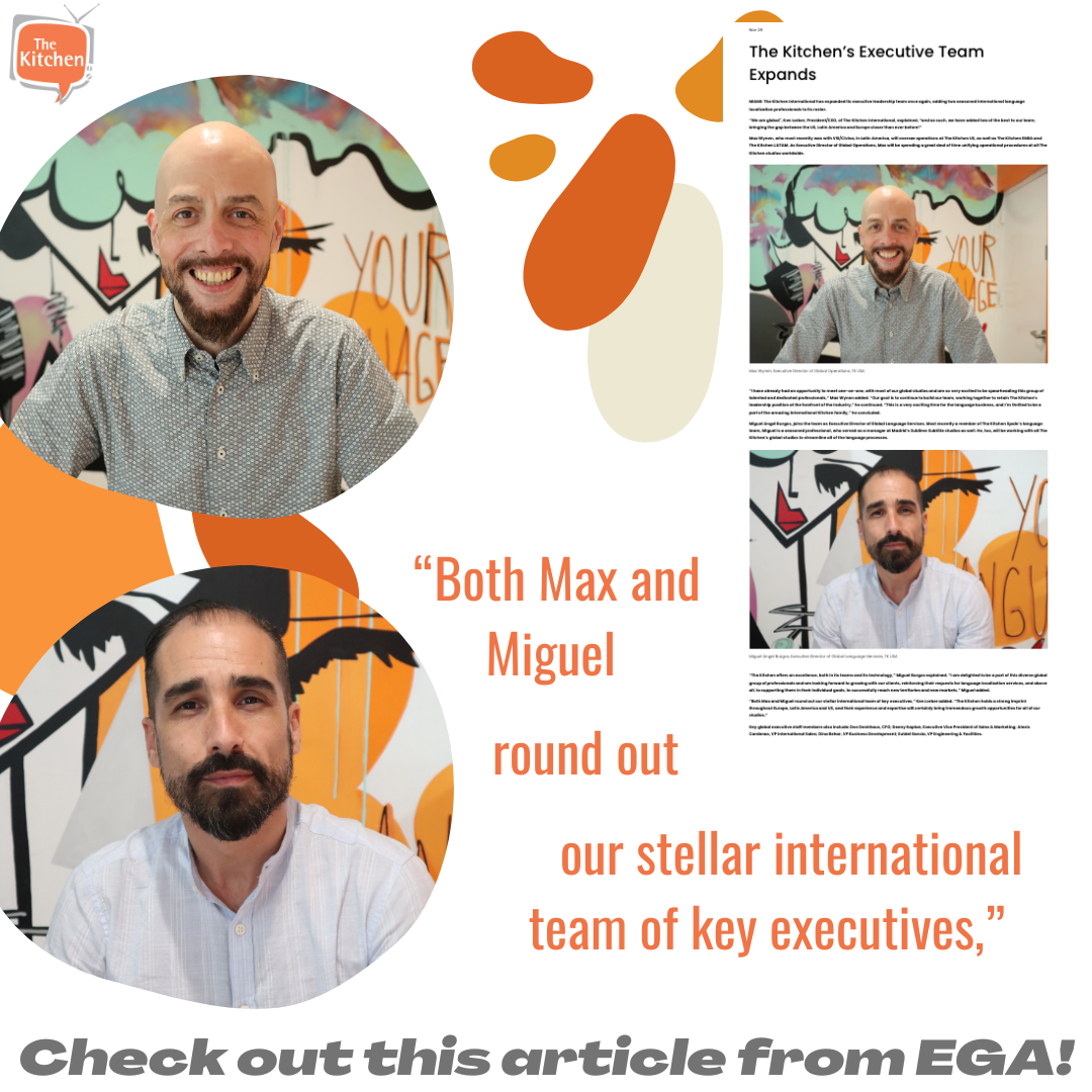 We Got Covered by the EGA! Check out their Article — The Kitchen