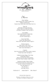 Menus — Windows On The Water Restaurant & Bar