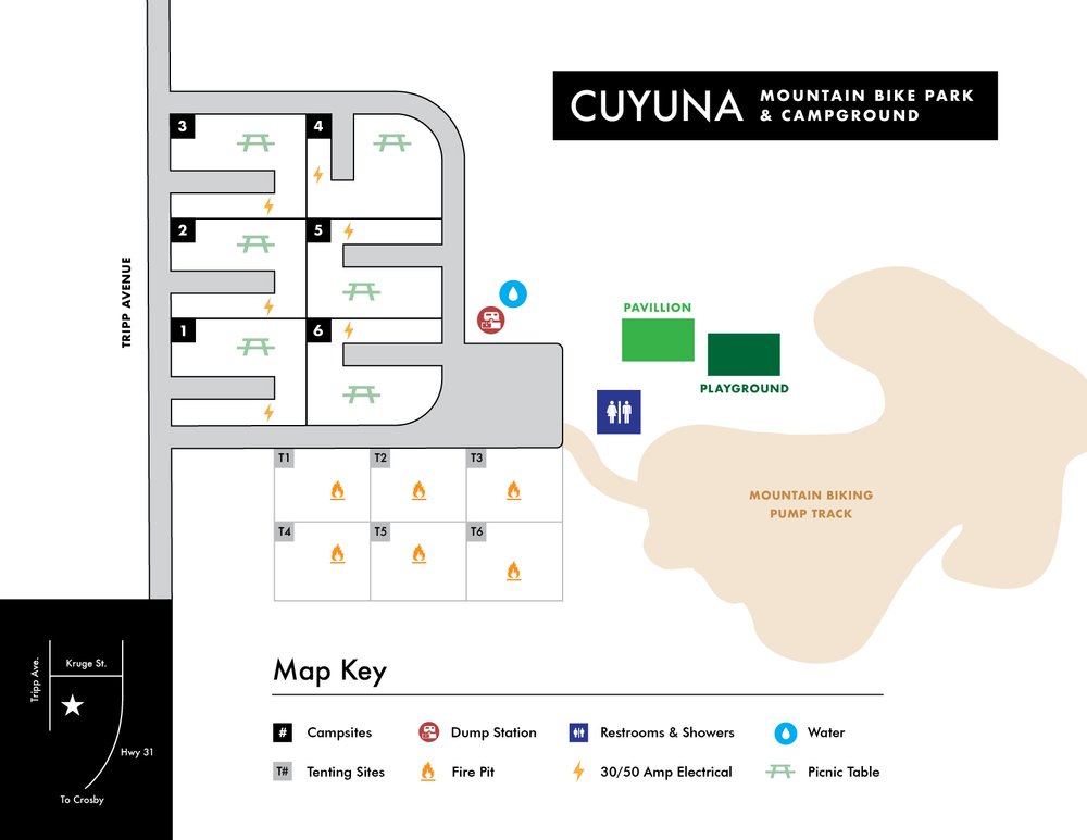 Cuyuna Mountain Bike Campground — City of Cuyuna