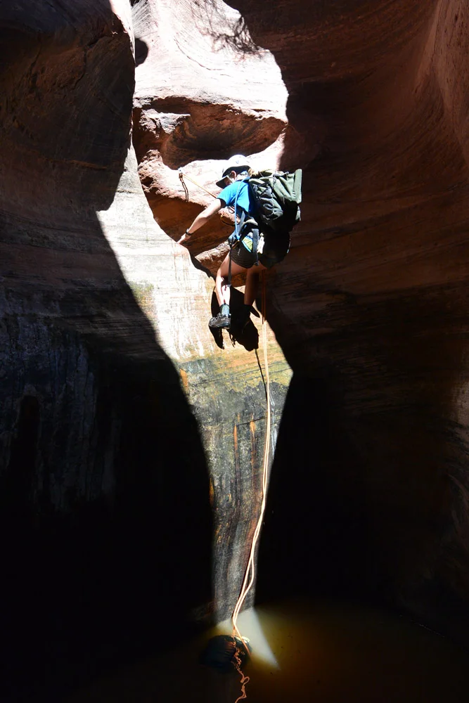 Fat Man's Misery, Zion National Park - Canyoneering USA