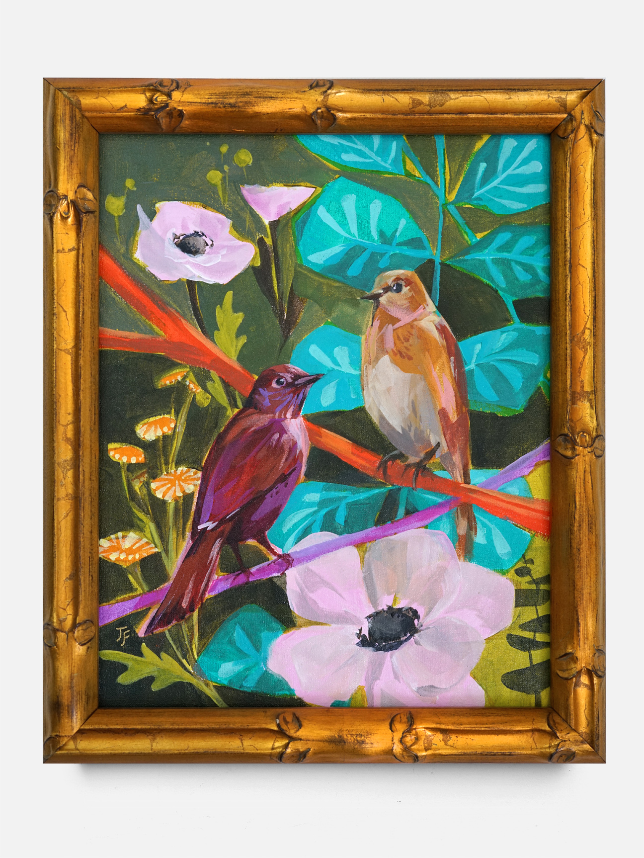 Lovebirds — Jess Franks Art — Paintings and Prints of Maine and more