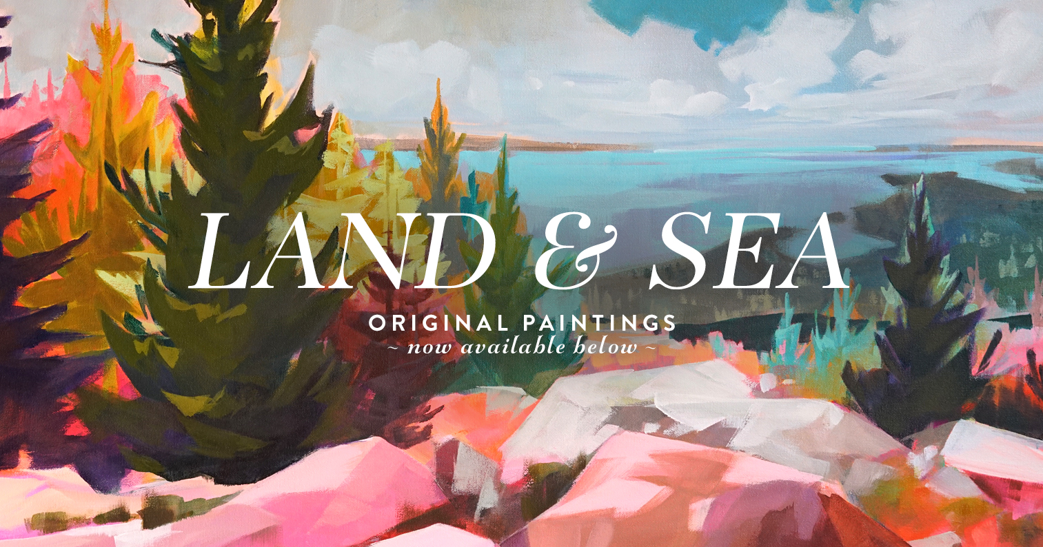 Land & Sea — Jess Franks Art — Paintings and Prints of Maine and more