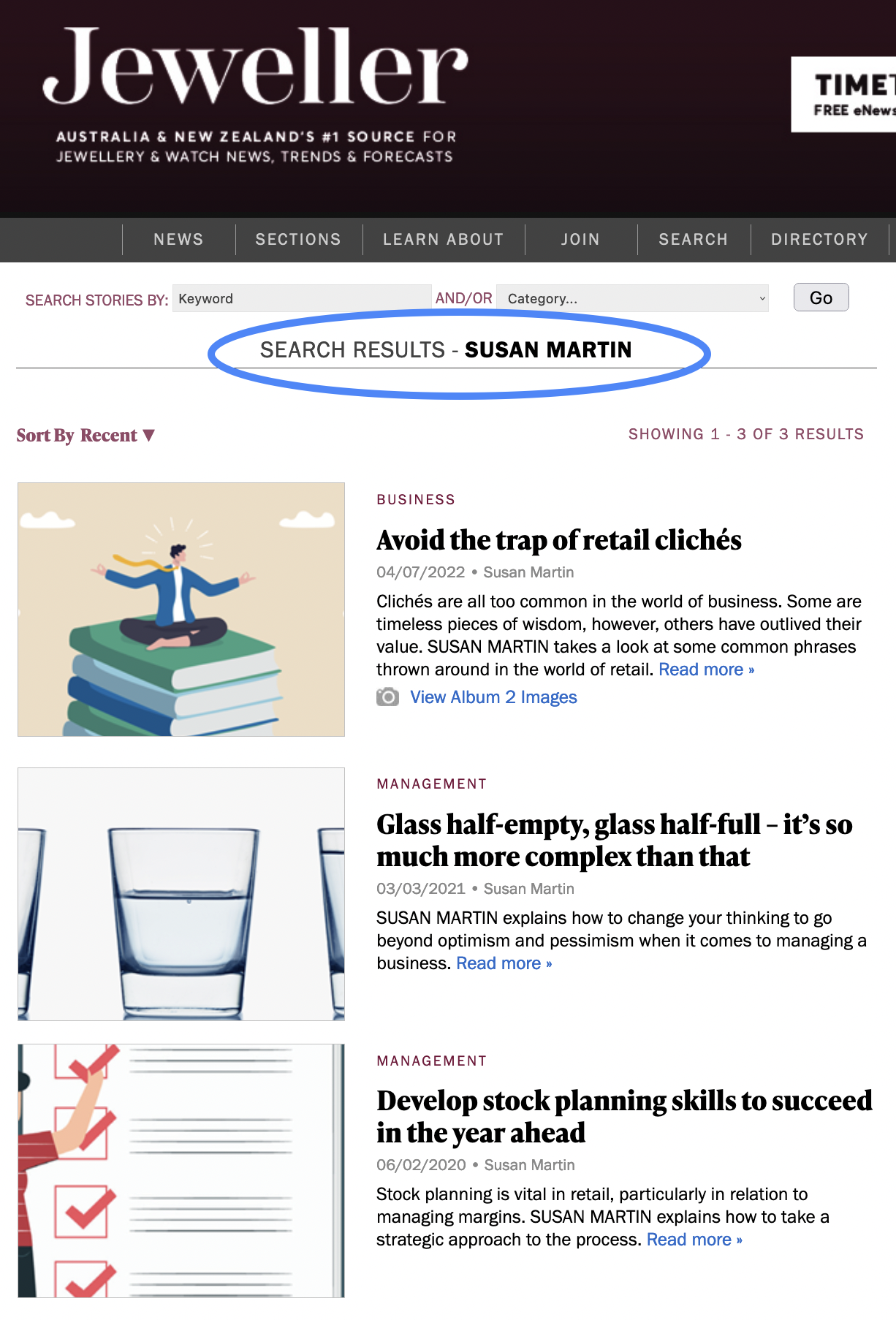Jeweller Magazine | Avoid the Trap of Retail Cliches — SMART IN PLANNING