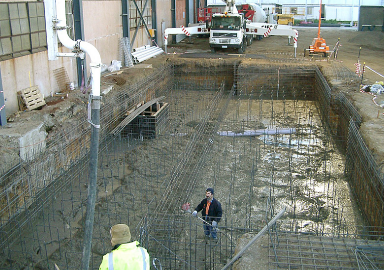 Large Foundation Pit — Carron Concrete Services