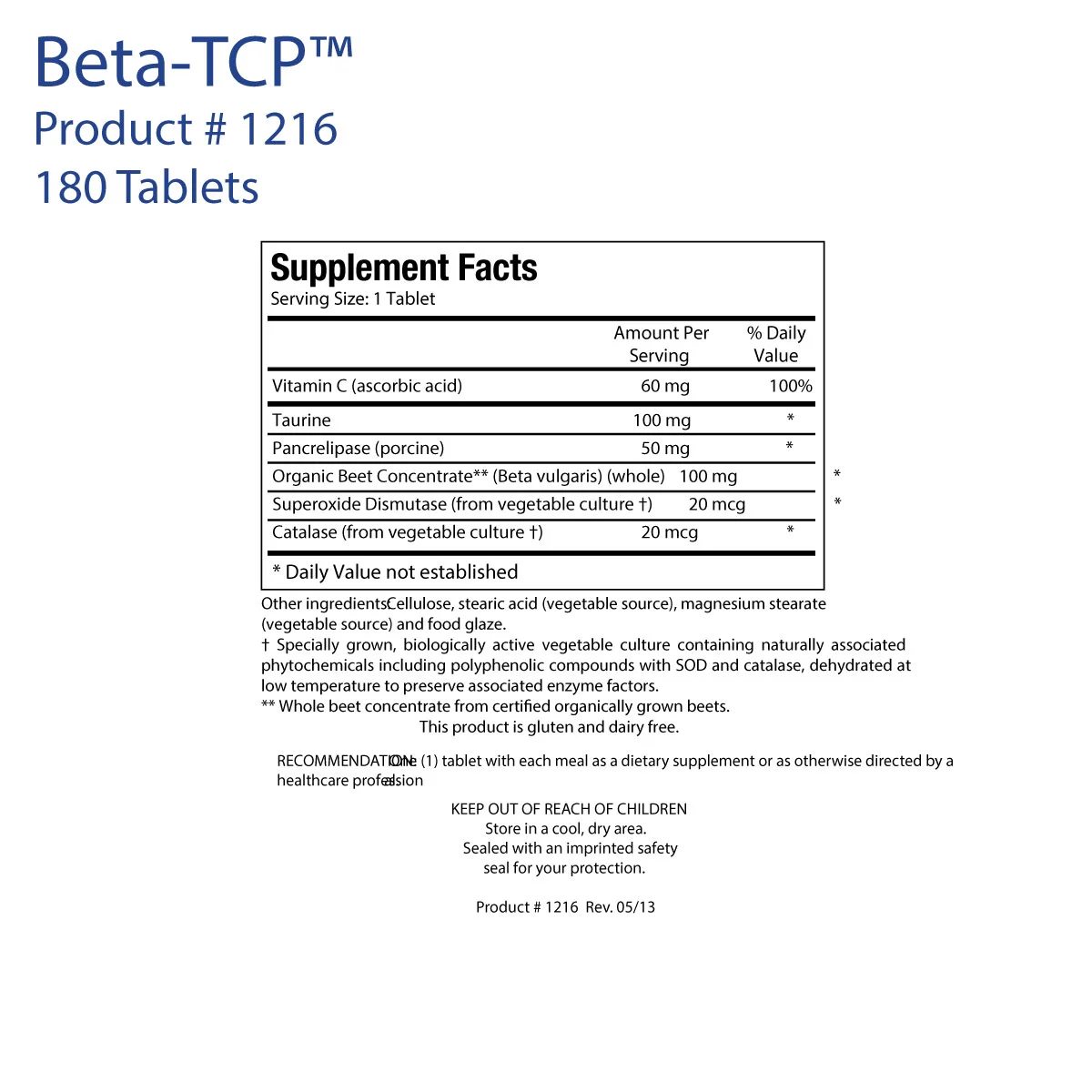 Biotics Research: Beta-TCP, 90T — TomZWellness