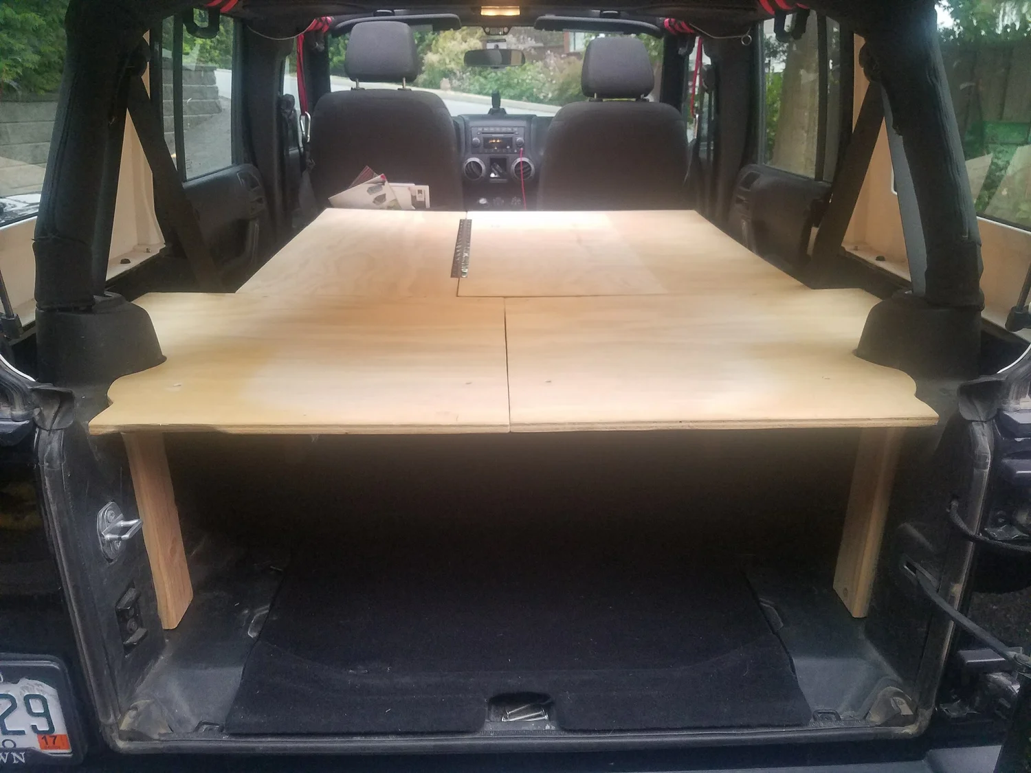 How to Build a Sleeping Platform in a Jeep Wrangler JKU — Adventures Kotli
