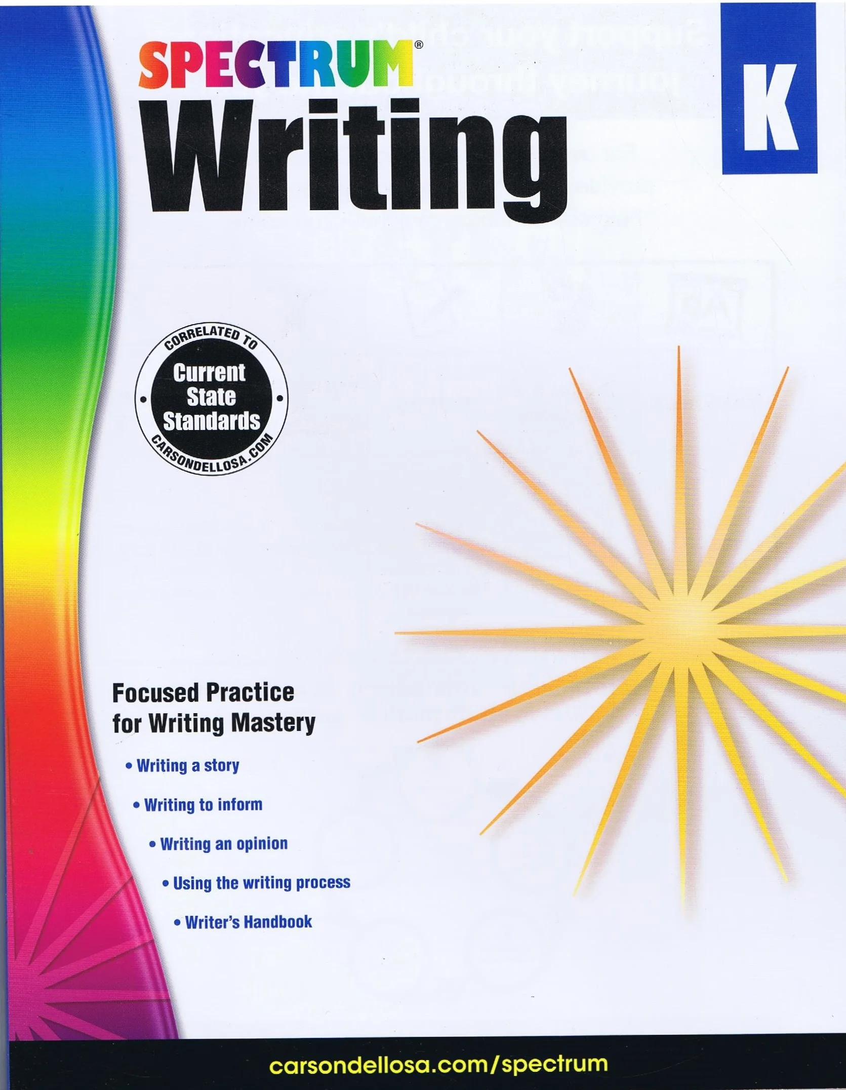 Spectrum Writing Grade K 8 Teacher s Choice Spectrum Writing Grade K 8 Teacher s Choice