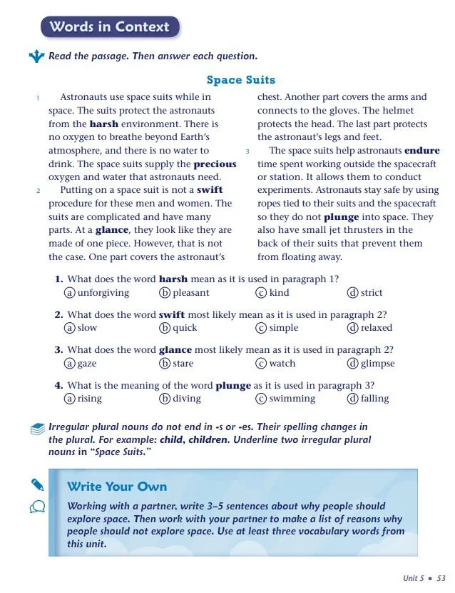 Sadlier Vocabulary Workshop Tools For Comprehension Grades 1 5